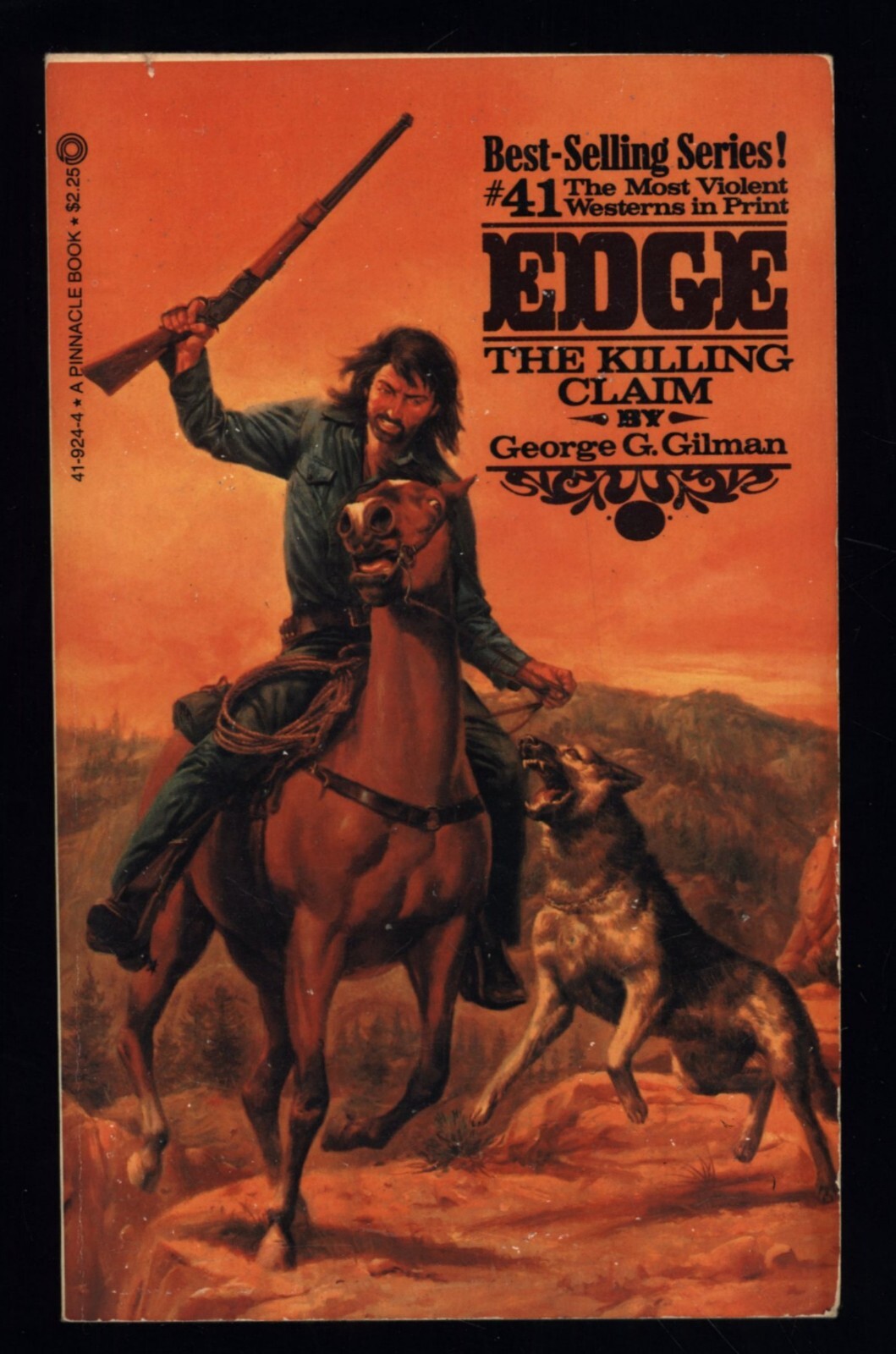 George G. Gilman. EDGE #41: THE KILLING CLAIM (Pinnacle Books) FE PB ...