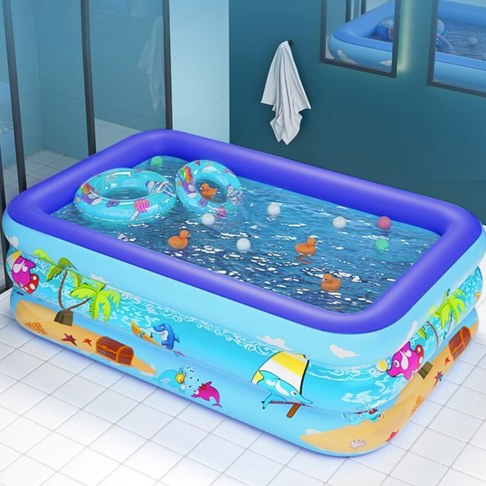 Inflatable Swimming Pool Cartoon Pattern Framed Swimming Pool for ...