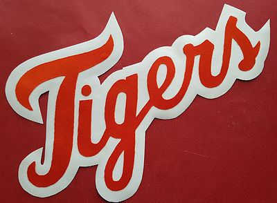 HUGE DETROIT TIGERS IRON-ON PATCH - 6" x 10.5" | eBay