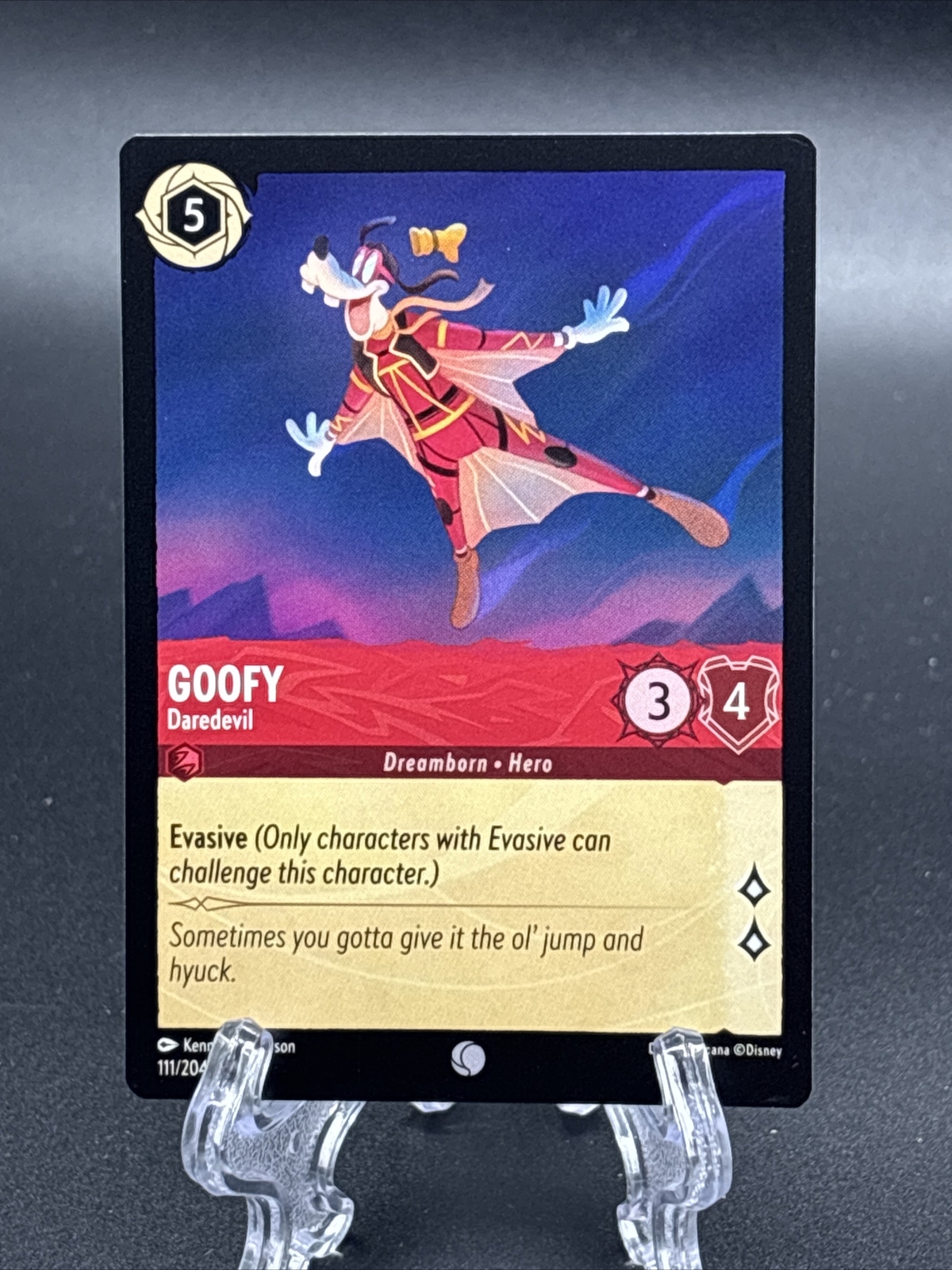 2023 Disney Lorcana 1st Chapter Goofy Daredevil #111 R26171 | eBay