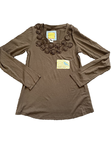 Bella Bird women’s top Size large sepia new With tag | eBay