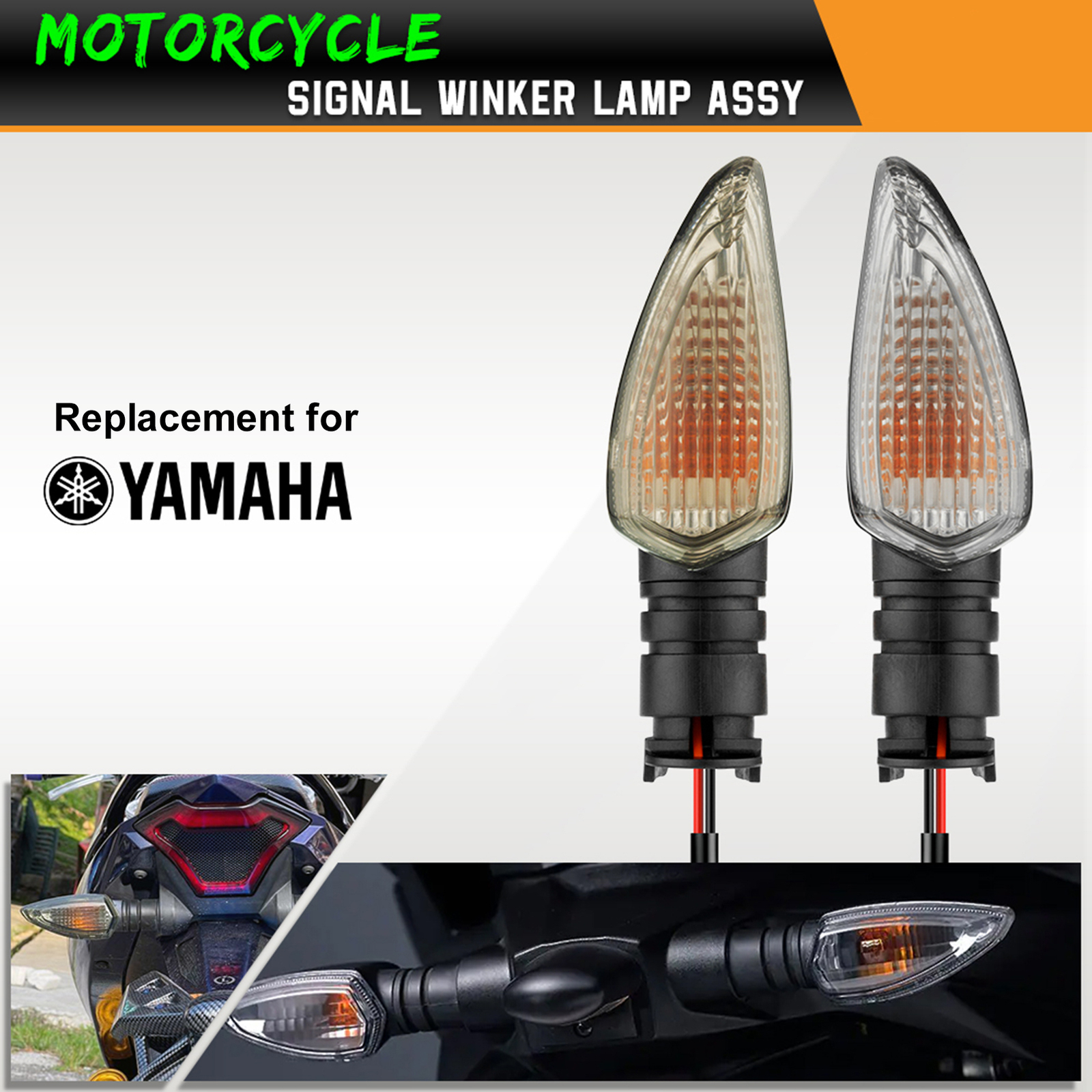 Motorcycle Rear Signal Rear Winker Replacement for YAMAHA B5D1 | eBay ...