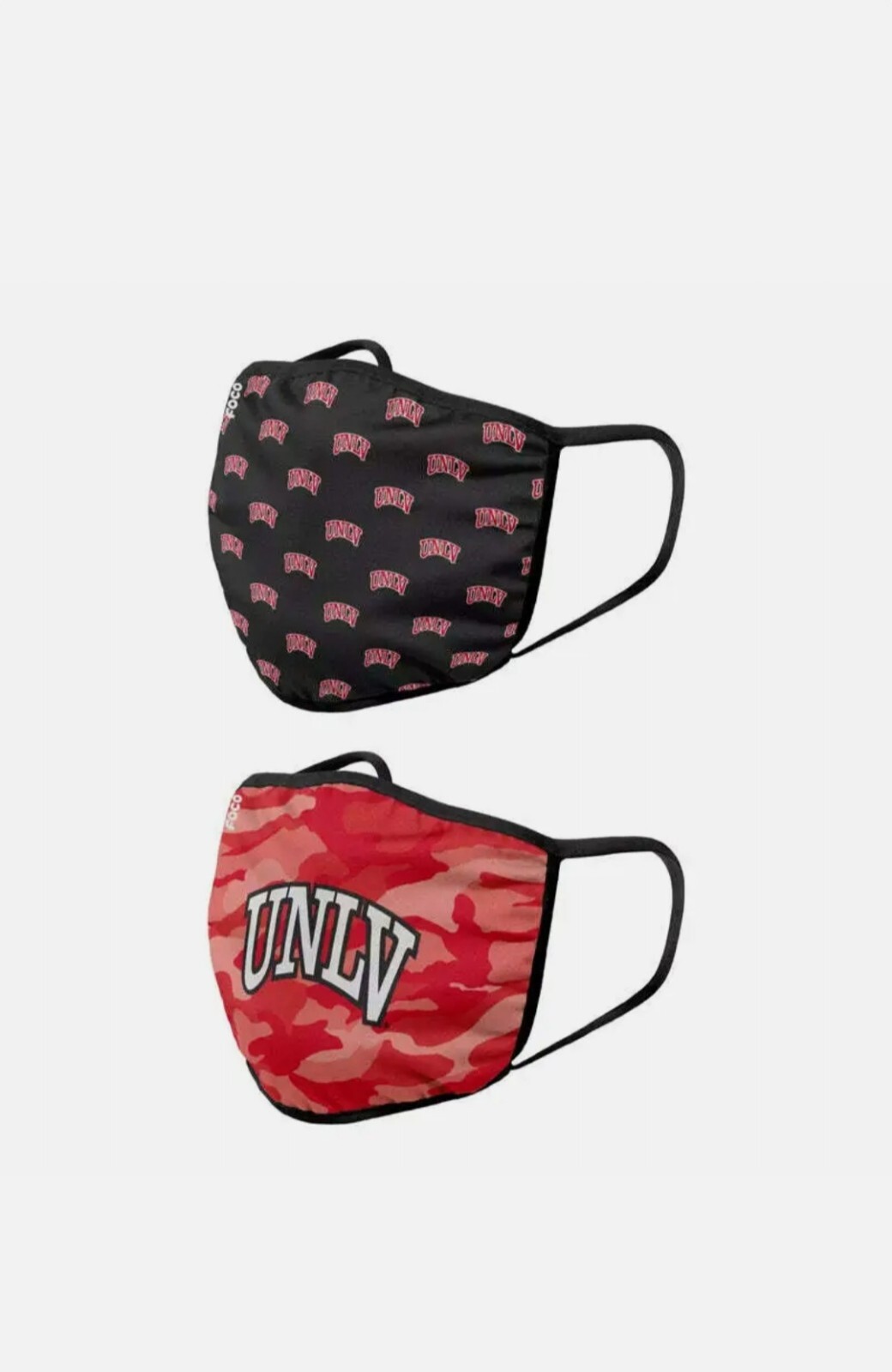 UNLV Face Cover University Nevada Las Vegas 2 Adult Masks UNLV Rebels ...