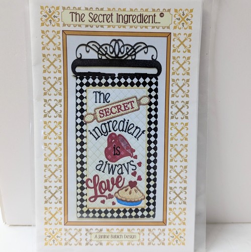 Janine Babich Design Machine Embroidery CD "Secret Ingredient" Apron ...