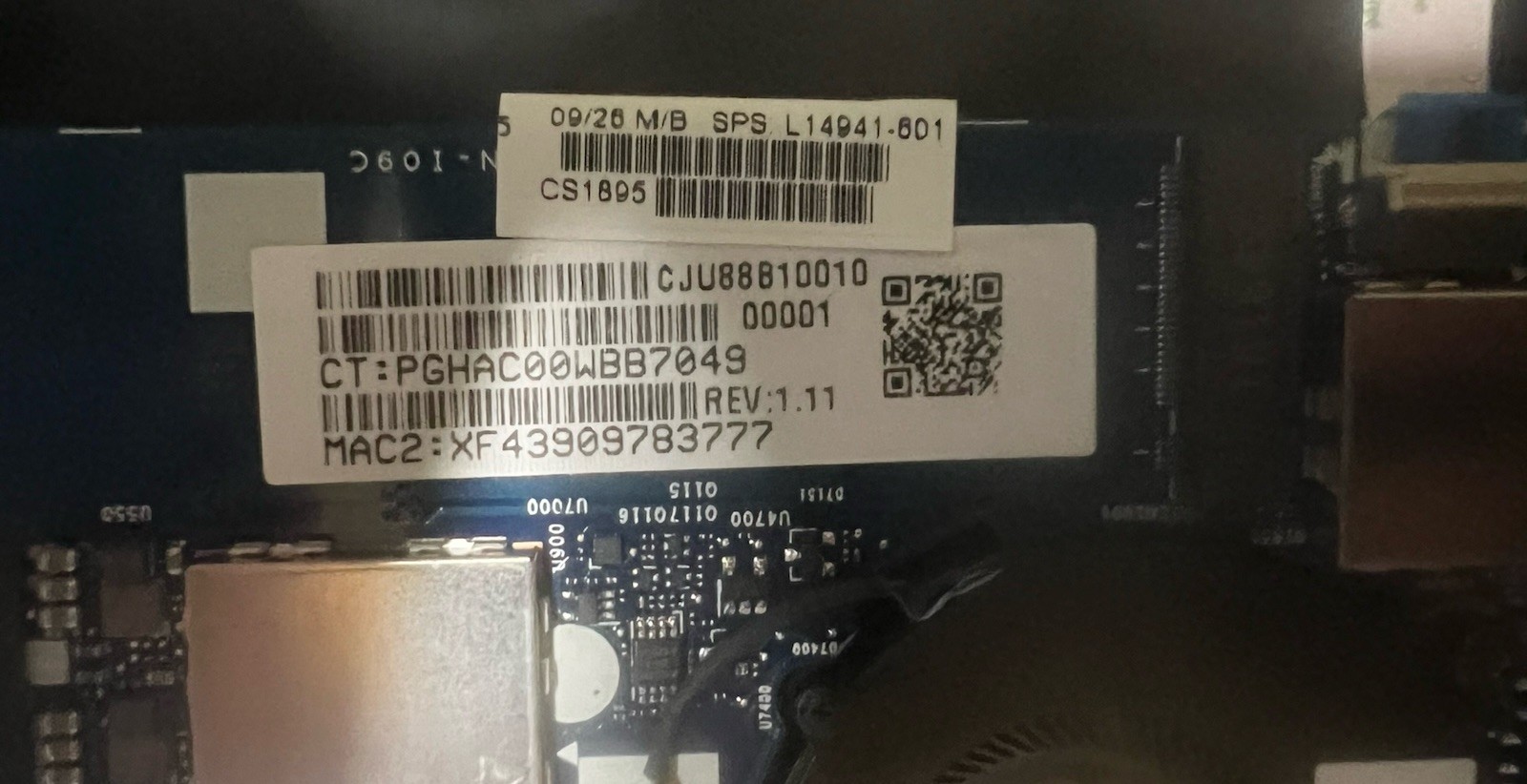 HP EliteBook x360 1020 G2, Motherboard Core i7-7500U, 16GB DDR4 ...