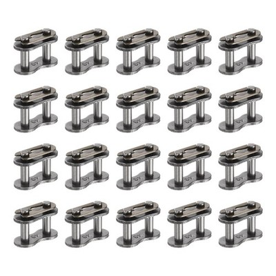 20Pcs #40 Roller Chain Connecting Links 16.2mm Pitch Chain Master Links ...