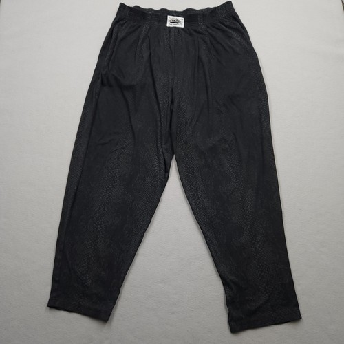 VTG California Crazee Wear Pants Mens XL Black Hammer Parachute ...