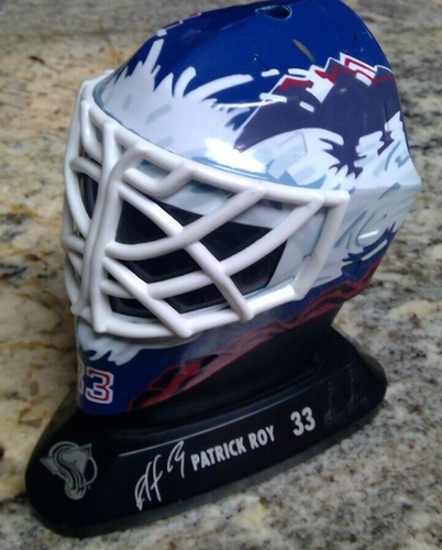 1996 McDonalds NHL Patrick Roy Mini Goalie Helmet Mask | eBay