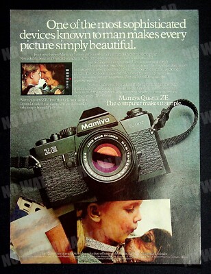 Mamiya Quartz ZE SLR Camera 1980 Trade Print Magazine Ad Poster ADVERT ...