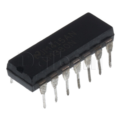 LM380N Audio Amplifier 2.5W 1 Channel(s) 1 Func Bipolar PDIP14 National ...