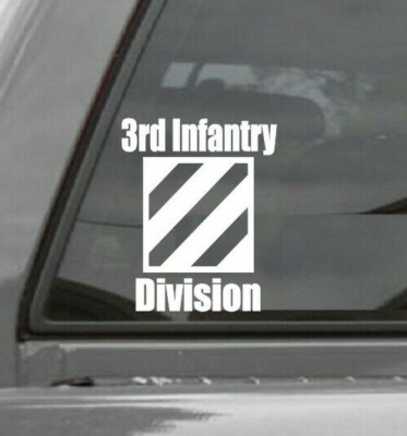 U.S. ARMY 3RD INFANTRY DIVISION Vinyl Window Decal | eBay