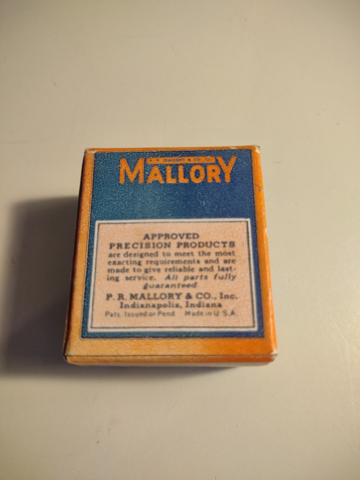 Vintage Mallory M 27 AC Switch in Original Box New Old Stock ...