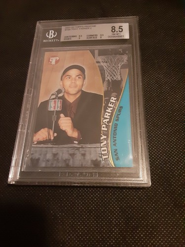 2001-02 Topps Pristine Tony Parker Rookie Card Bgs 8.5 | eBay