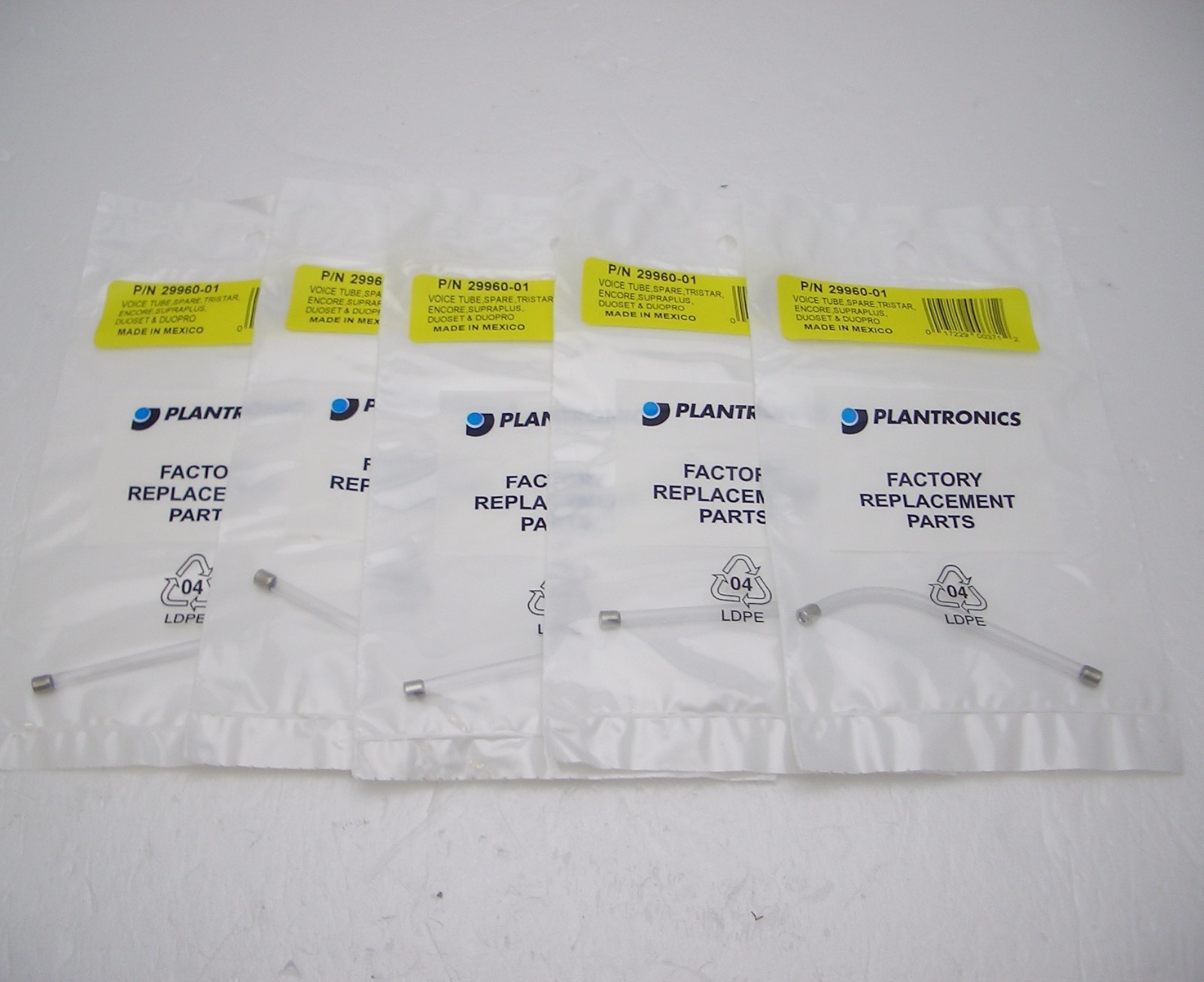 5-Pack Voice Tube for Plantronics H81 H91 H101 H251 H261 H351 H141 ...