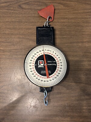 Vintage PELOUZE 70 Pound X1/4 LB Hanging Scale 1979 | eBay