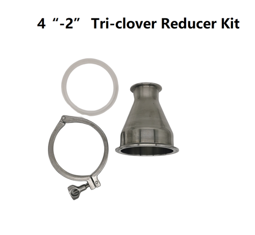 Stainless Steel 4“-2” Tri-clover Reducer kit | eBay Australia
