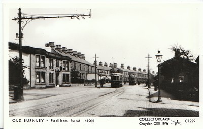 Lancashire Postcard - Old Burnley - Padiham Road c1905 - BH110 | eBay UK