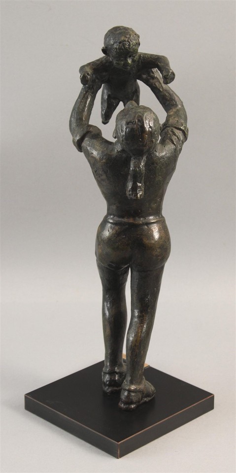 NICKY IMBER Jewish Holocaust Memorial Mother & Child Bronze Sculpture ...