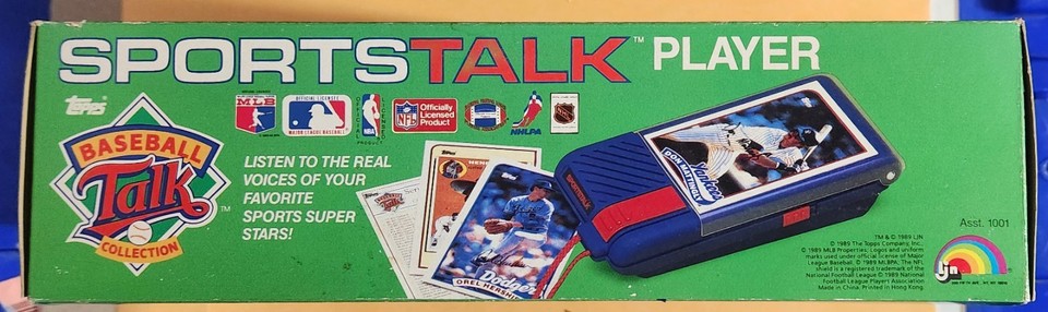 1989 MLB LJN / Topps Sports Talk Player & Complete Set of 164 Cards ...