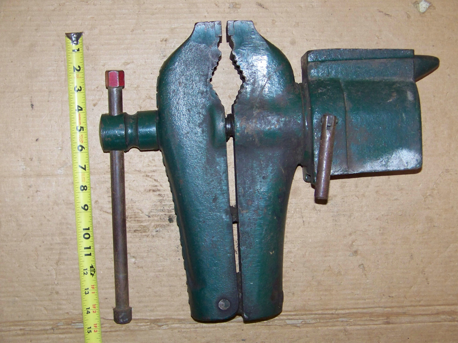 Vintage COLE TOOL MFG Blacksmith Vise No 11 Anvil Forge Swivel Base ...