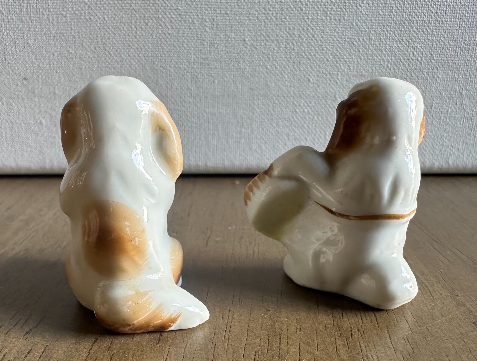 2 Vintage Cocker Spaniel Dog Figurines w/ Music Instruments Made ...