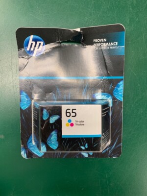 Hewlett Packard 65 Tri-Color Original HP Ink Cartridge EXP: 03/2025 ...