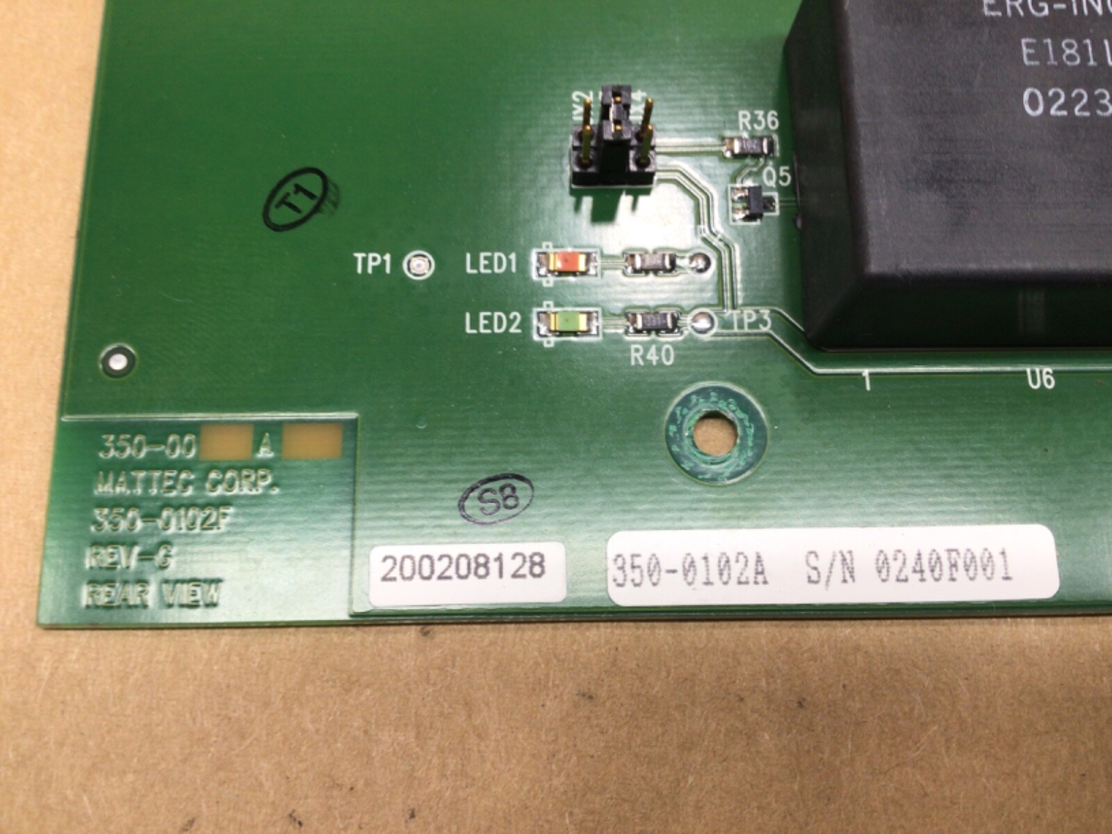 MATTEC PC Circuit Board 350-0102A REV G #4005X41IAC | eBay