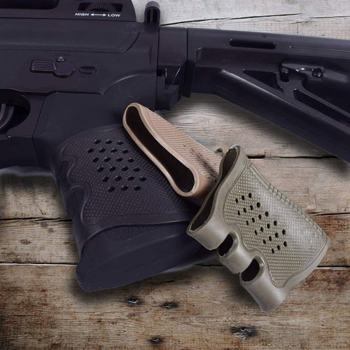 Rubber Tactical Gun Grip Sleeve Tape Glove Anti-Slip Pistol Gun Holster ...