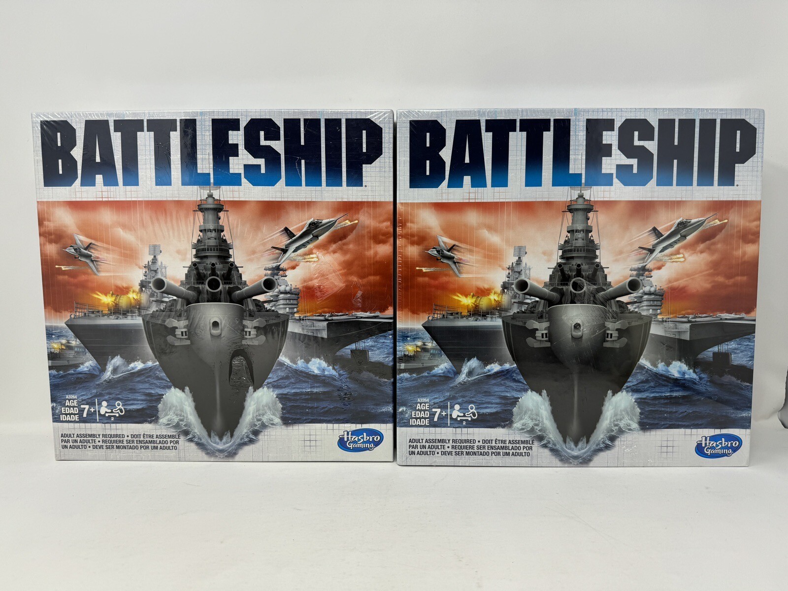 Lot of 2 Battleship Classic Board Game By Hasbro Strategy Game Age 7+ 2 ...