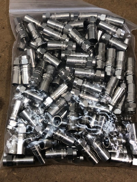 Corning Gilbert GF-SFC-6 RG 6 Compression Connector for sale online | eBay