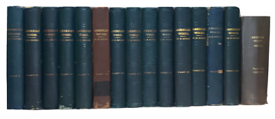 THE AMERICAN WOODS, ROMEYN B HOUGH INSCRIBED, 1888-1928, 1st, 14 VOL W ...