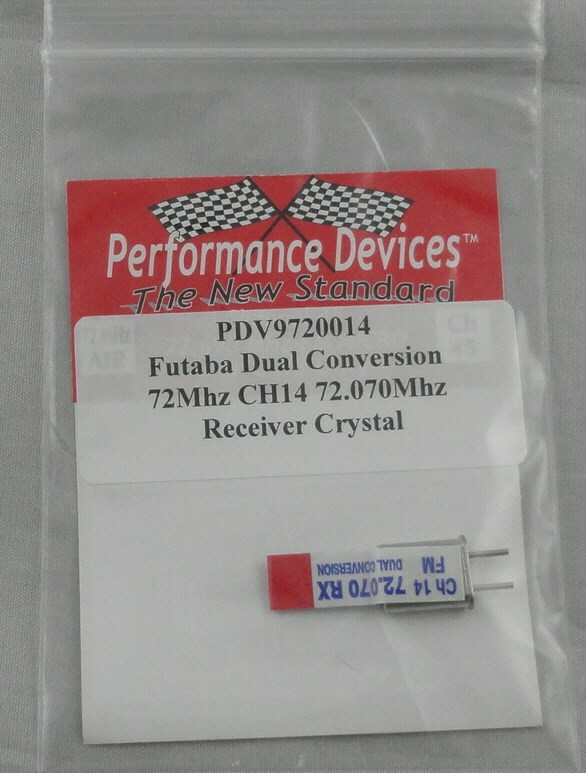 Futaba 72Mhz FM Dual Conversion Receiver Crystal Channel 14 PDV9720014 ...