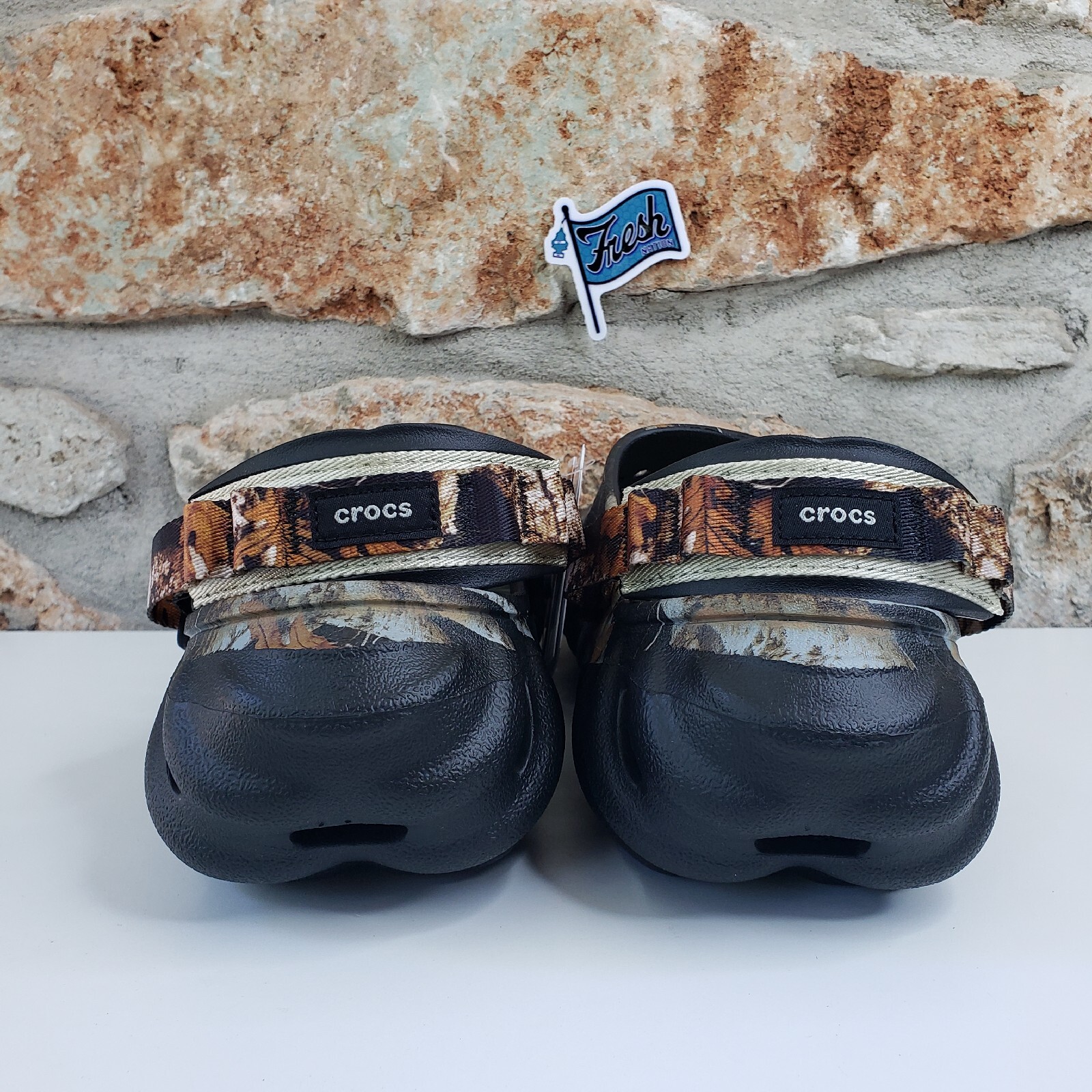 Crocs X Realtree Echo Clogs Edge Camo Black Mens Size 12 Camouflage ...