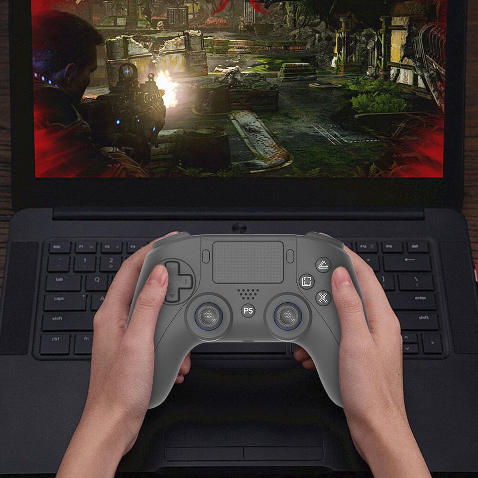 Wireless Gaming Controller Bluetooth-Compatible 4.0 Gamepad for PS5 PS5 ...