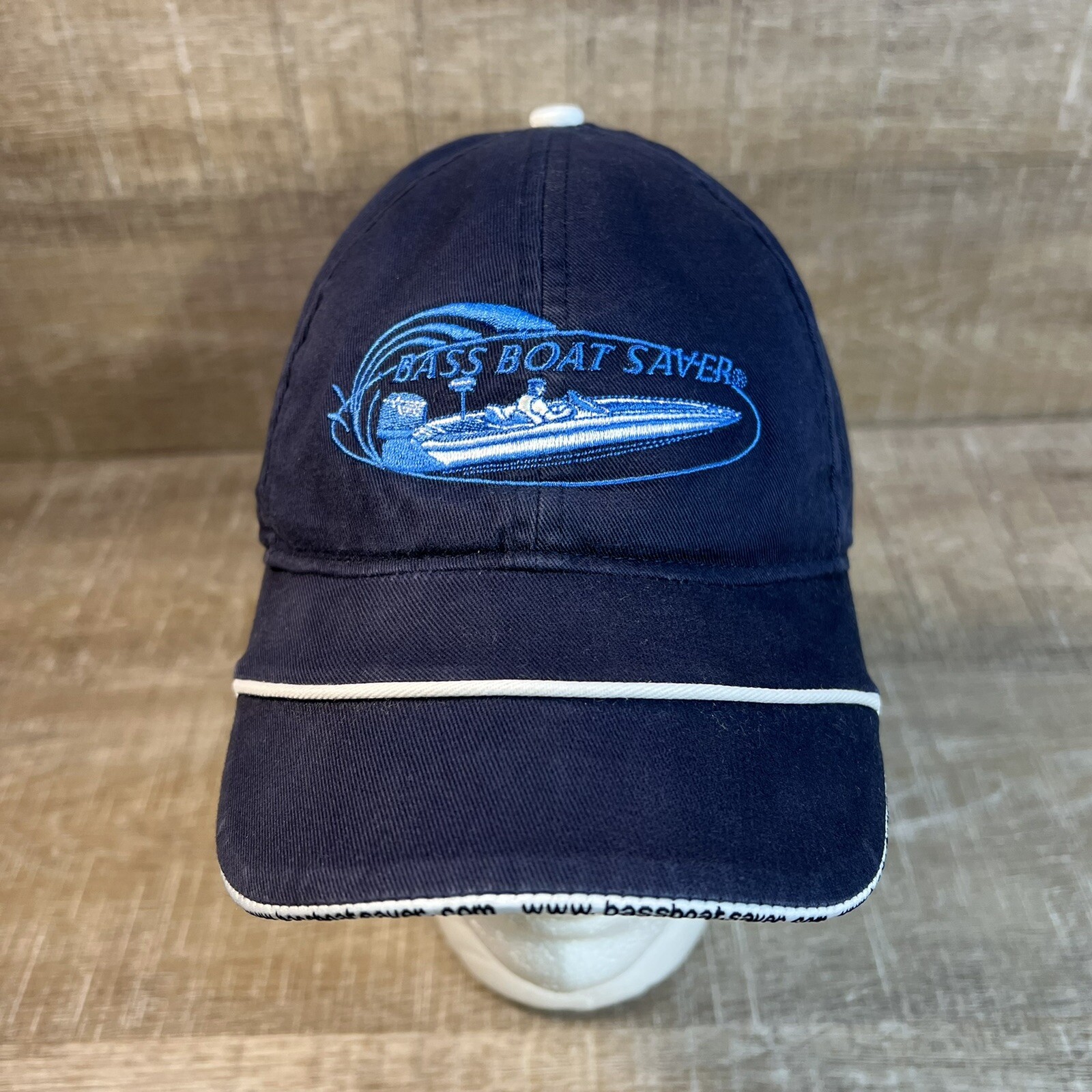 Bass Boat Saver Embroidered Dad Hat Ball Cap Adjustab… - Gem