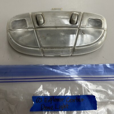 03 FORD EXPLORER OVERHEAD CENTER DOME LIGHT YF1A-13776-AD FITS MULTIPLE ...