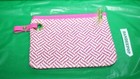Women's Estee Lauder Pink Woven Pattern Cosmetic Bag Makeup Accessory ...