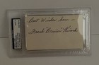 Frank Bruiser Kinard-SIGNED Index Card-PSA 9-Mint!-NFL HOF-1930s-1940s ...