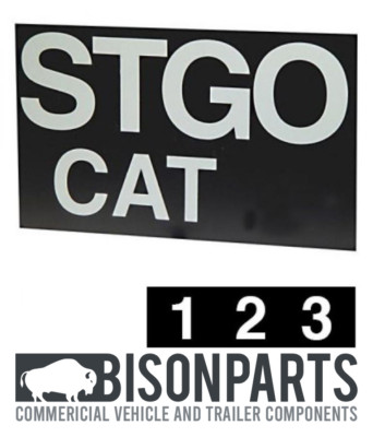 ABNORMAL LOAD MARKER BOARD STGO CAT 1, 2 & 3 - BP76-036UC 3G-MB0048 ...