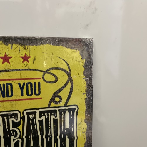 Dont Tread On Me Liberty Death Gadsden Flag Metal Sign Tin Vintage Bar ...