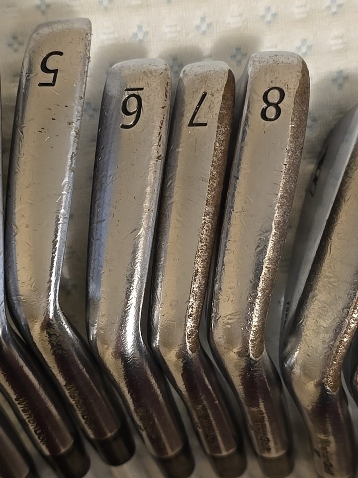 Wishon 555 forged Iron Set 3-pw RH 3-6 555c 7-pw 555m Combo Set Ozik ...