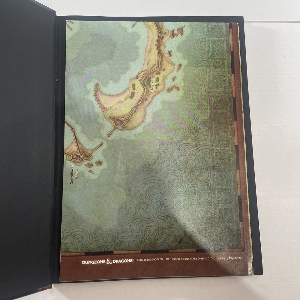 Dungeons & Dragons Waterdeep Dragon Heist Hardcover Book With Map 1st ...