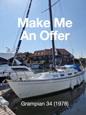 MAKE ME AN OFFER - Grampian 34 (10 metre) SAILING BOAT 6 berth | eBay UK