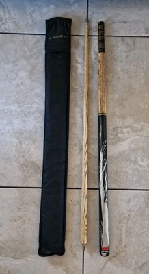 57.5 Inch BCE Custom Cues 2 Piece Ash Snooker Cue And Soft Case. Sports ...