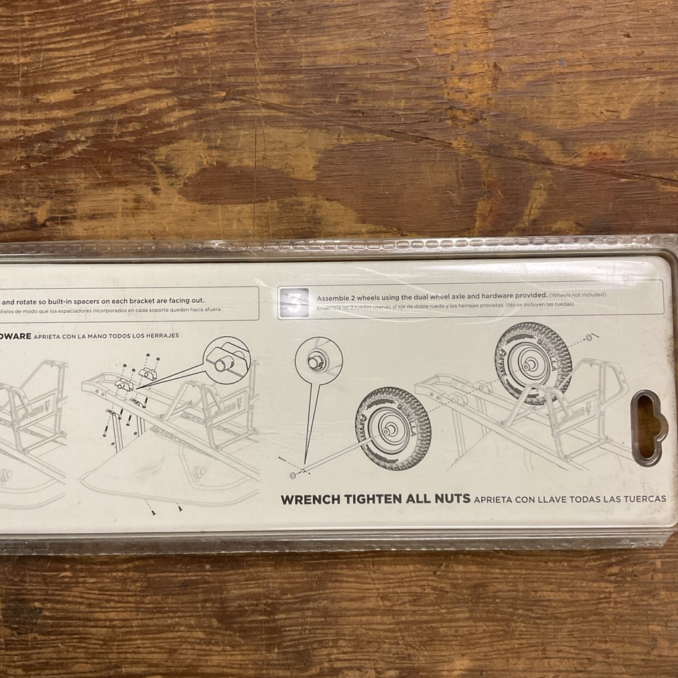 Wheelbarrow Dual Wheel Axle Conversion Kit | eBay