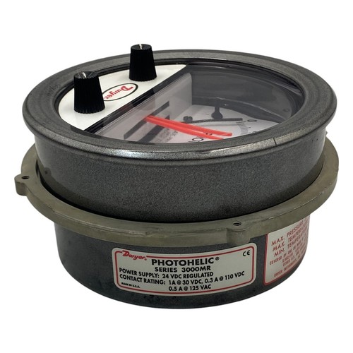 Medidor de pressão diferencial DWYER PHOTOHELIC 3000MR 8kpa 24vdc | eBay