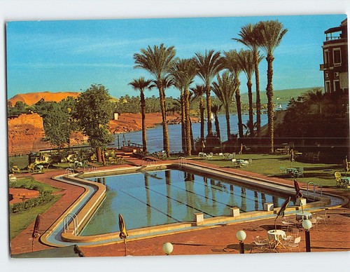 Postcard View of the Nile at Aswan Egypt | eBay