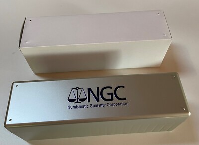 NEW Official NGC Box 20 - Certified Coin Slab Silver Plastic Storage ...