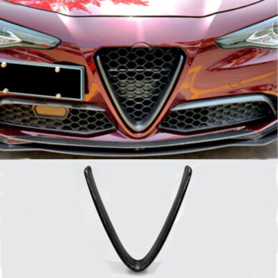 For Alfa Romeo Giulia 2017-2018 Carbon fiber ABS Front Grill Grille ...