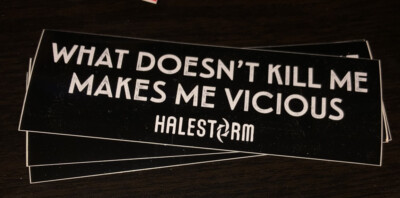 HALESTORM Vicious Sticker (3Pack) Black | eBay